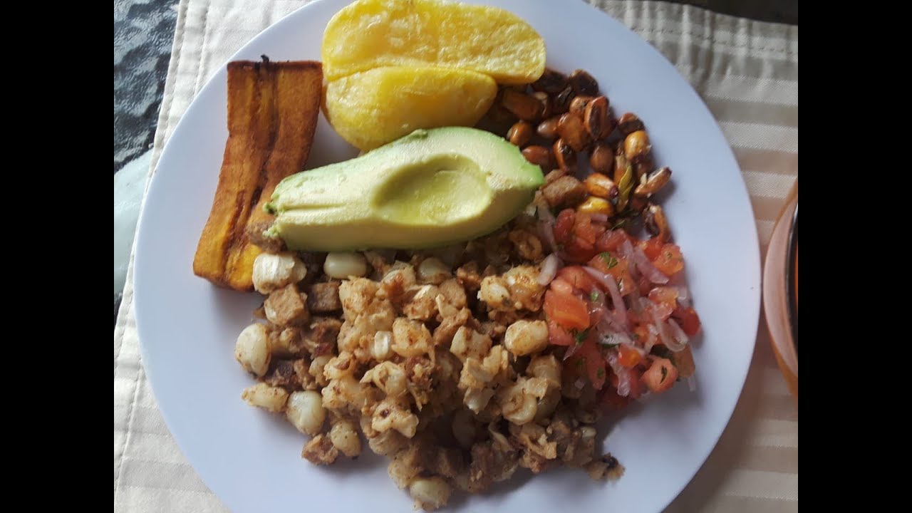 Mote Ecuatoriano. Una deliciosa opcion para un menu variado 🌽🥑🍅 - YouTube
