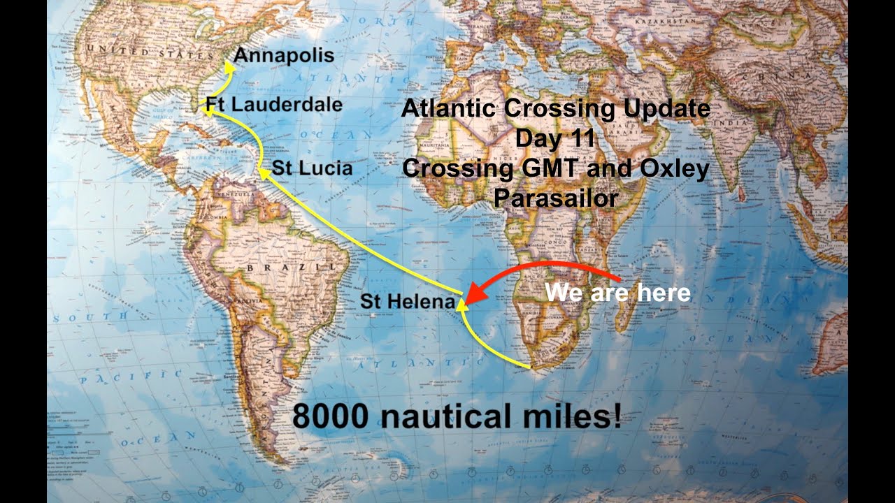 Atlantic Crossing Day 11 - crossing GMT from the Eastern to Western ...