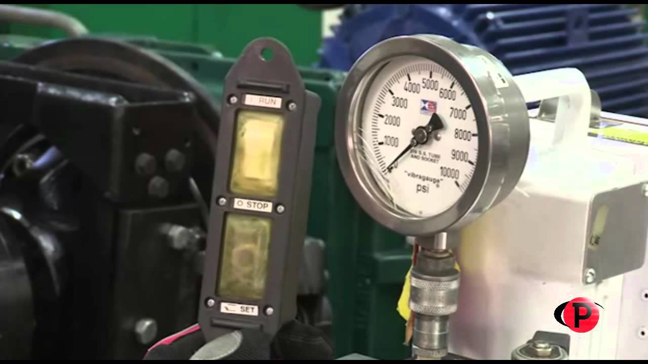 PEGAMO - Funcionamiento llaves hidráulicas SPX Power Team - YouTube
