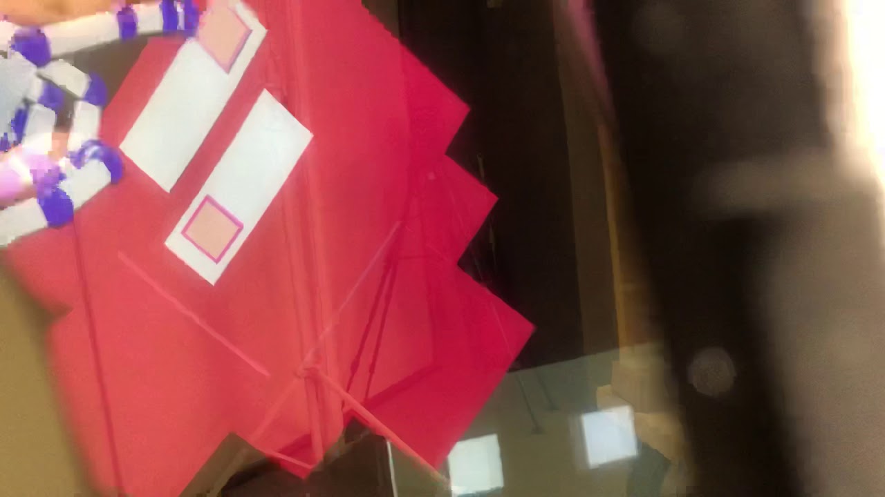 Homemade North Star AR headset through lens - YouTube