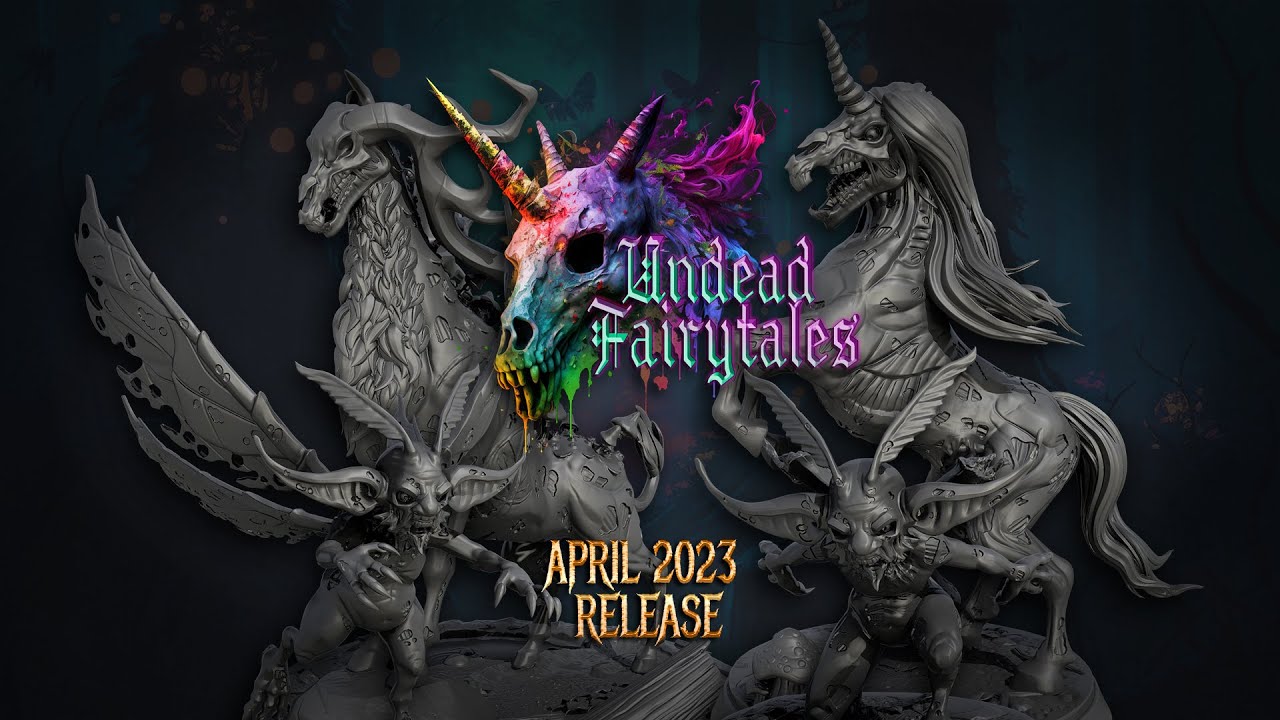 Undead Fairytales - APR23 Release - 3d print stl miniatures for DnD 5e ...
