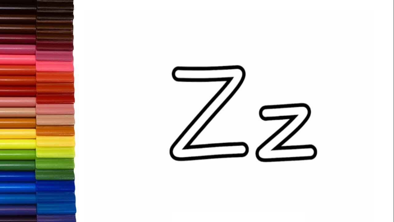 Alphabets Letter Z 💥words such as Zucchini, Zero, Zipper and Zig zag # ...