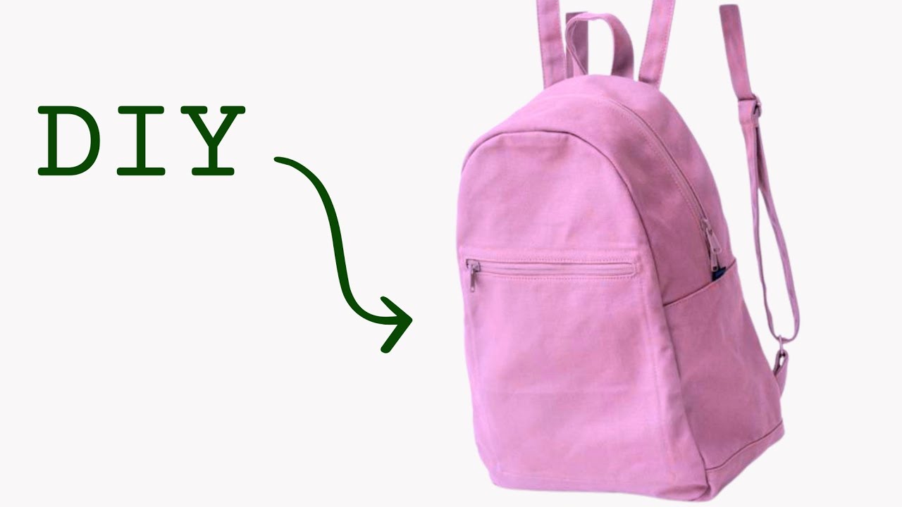 DIY Backpack | Step-by-Step School bag making Tutorial - YouTube