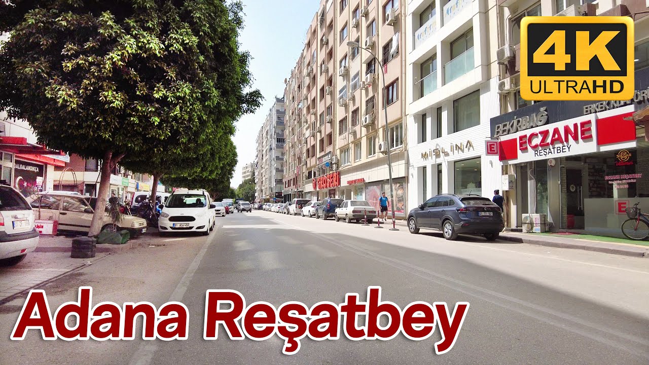 Adana Reşatbey Walking Tour | Virtual Walk in Turkey | 4K 60fps - YouTube