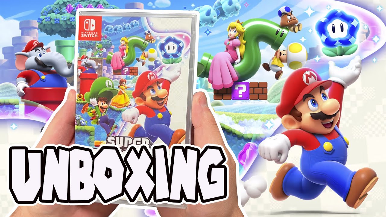 Super Mario Bros. Wonder (Nintendo Switch) Unboxing - YouTube