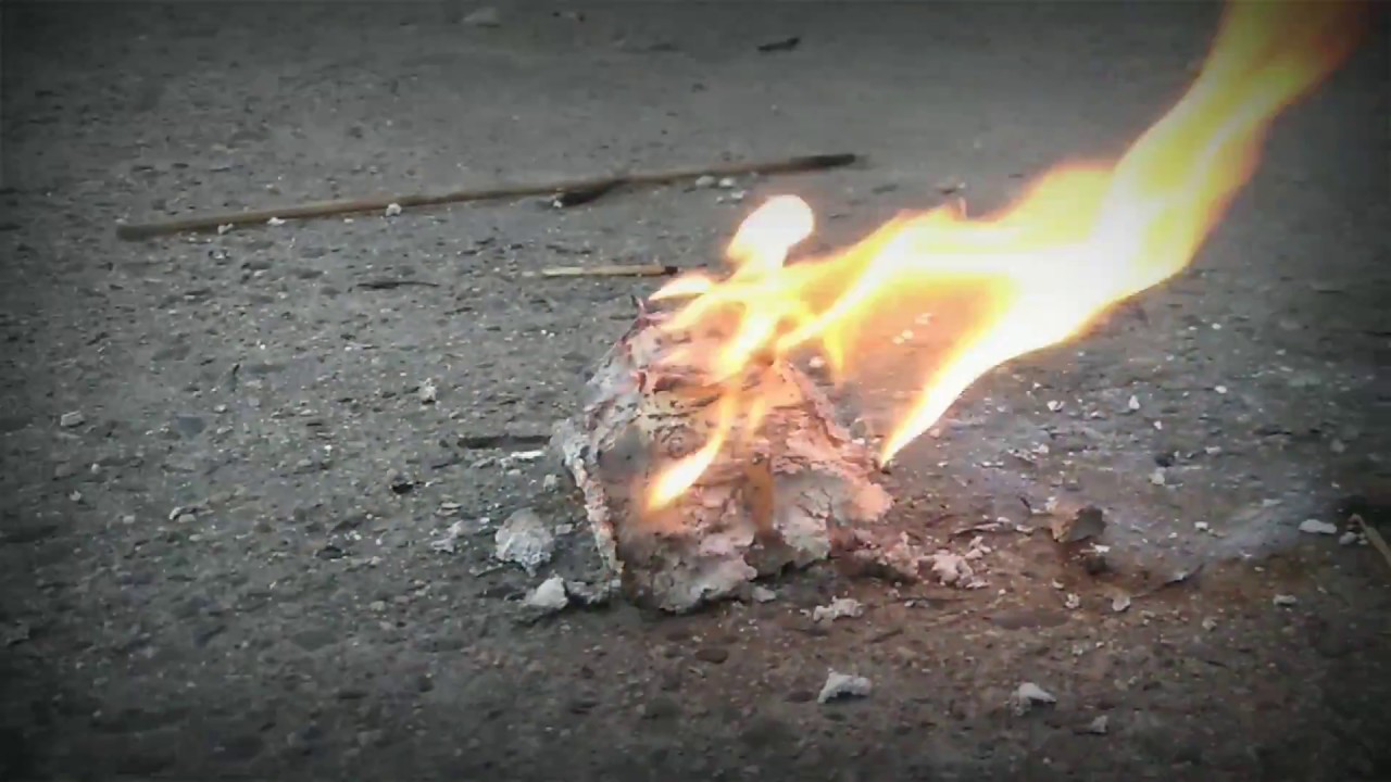 Silicon Gel Burning - YouTube