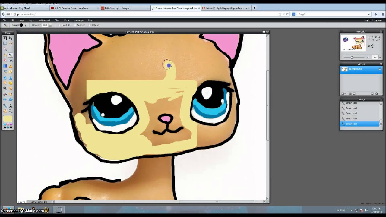 Lps speedpaint brooke (for sophiegtv) - YouTube