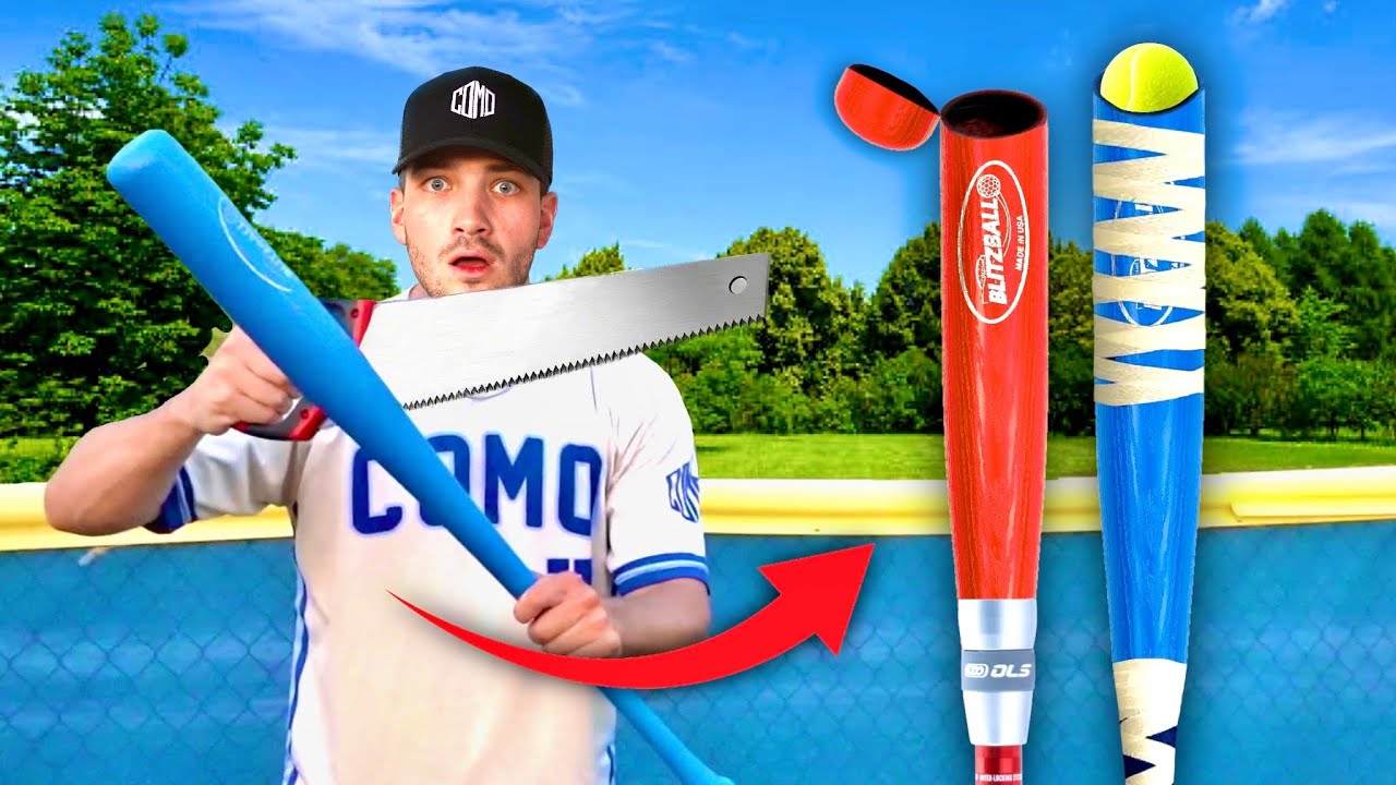 Who Can Build the Best DIY Blitzball Bat? - YouTube