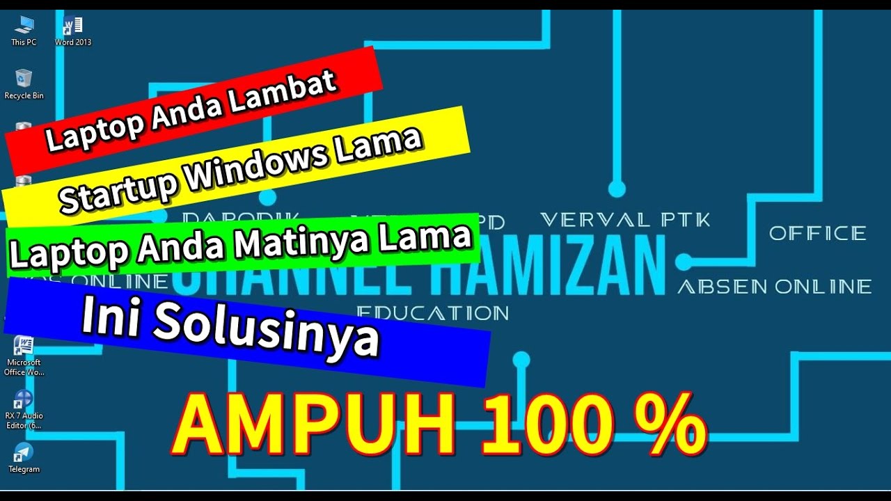 cara mengatasi laptop loading lama saat dinyalakan dan di shutdown ...