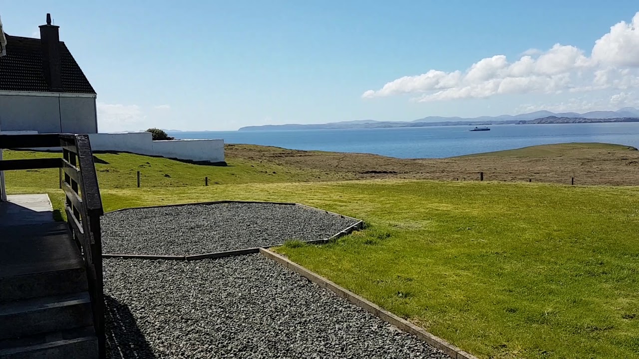 Druim Mor House - view over front garden with birdsong - YouTube