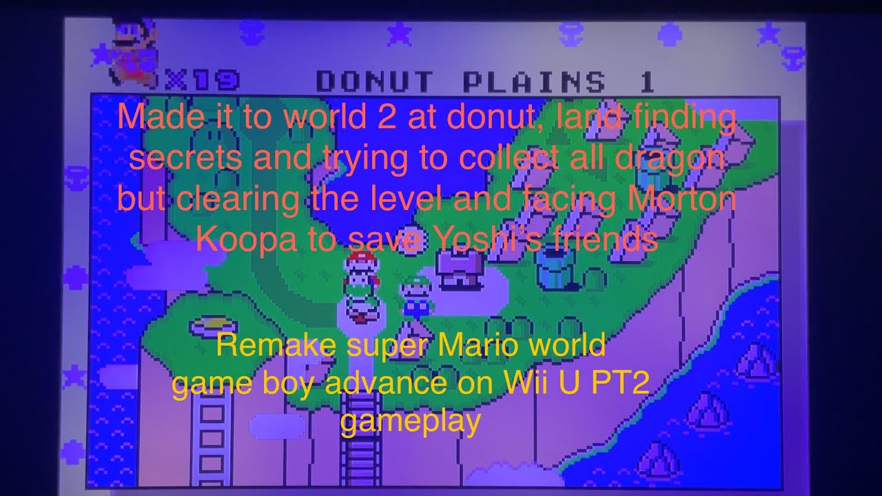 Mario and Luigi made it to donut land finding secrets remake super ...