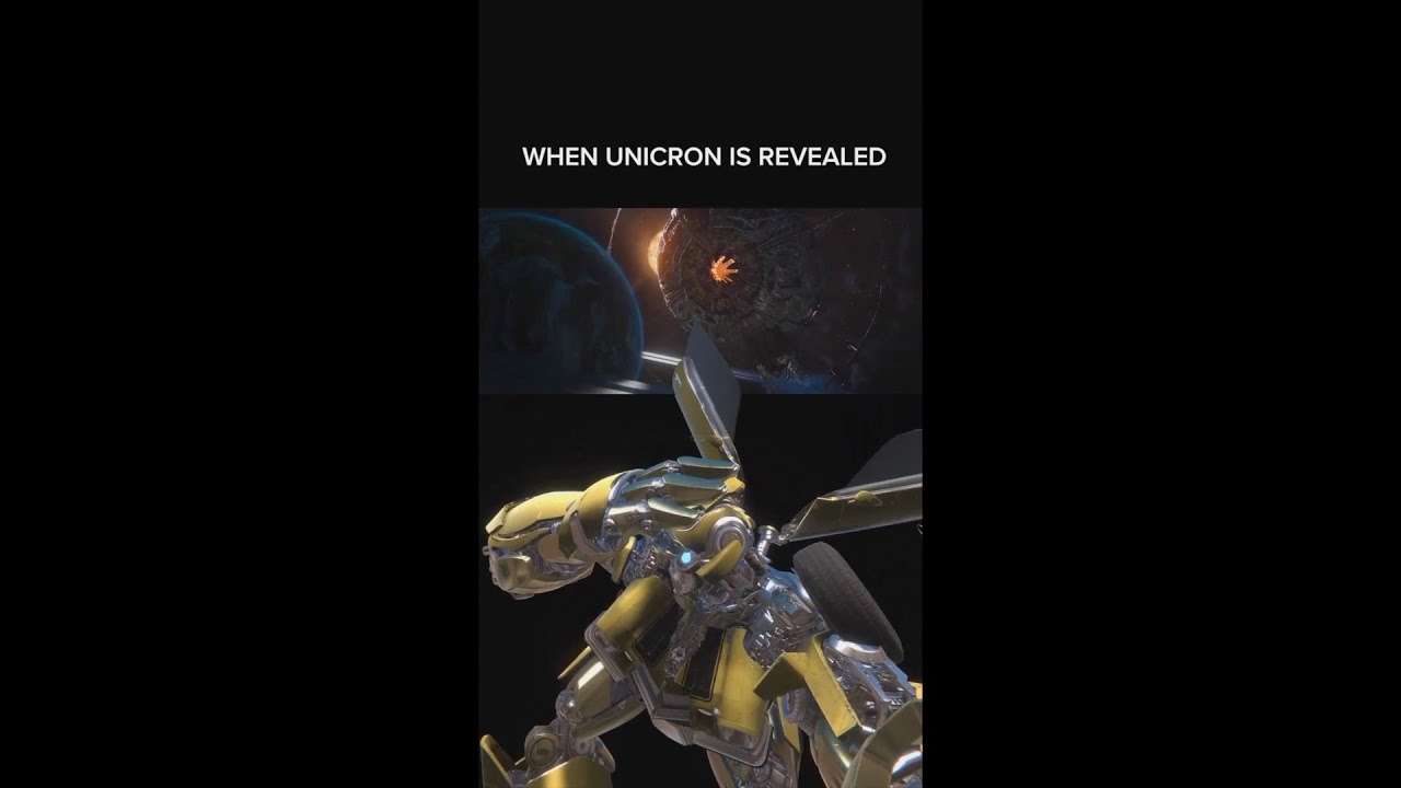 Bumblebee is scared of Unicron | Transformers Rise Of The Beasts - YouTube