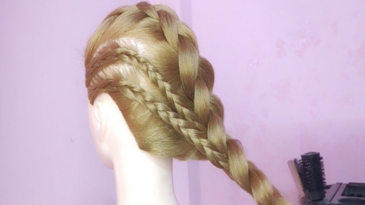 how to make frond braid hairstyle / how to make braid hairstyle step by ...
