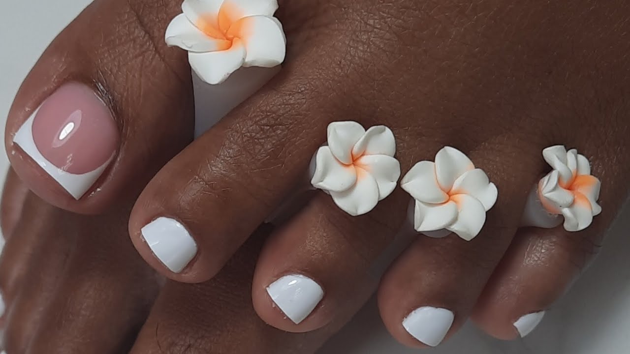 Watch Me Work// Gorgeous Toes// Bajan Nail Tech - YouTube