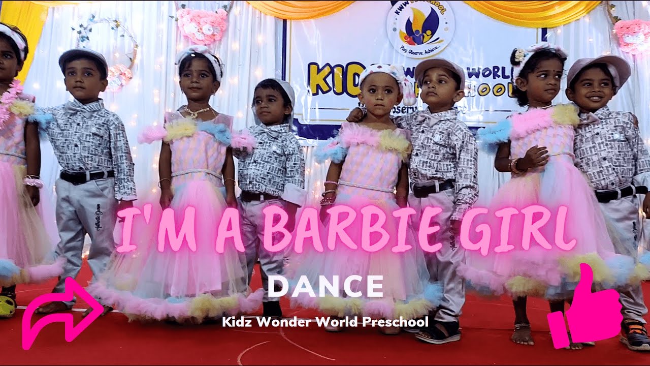 "Fun and Creative Kids Dance to 'I Am A Barbie' Song | Kidz Wonder ...