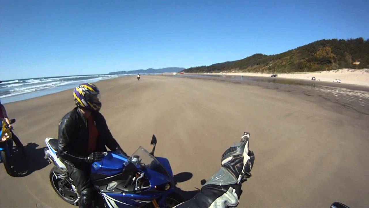 Motorcycles on the Beach - Cinco de Mayo 2013 - YouTube