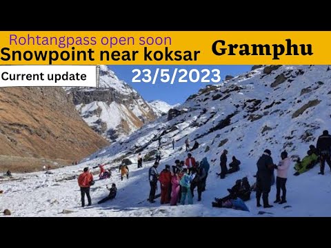 Manali to gramphu trip ! new snowpoint near koksar gramphu ...