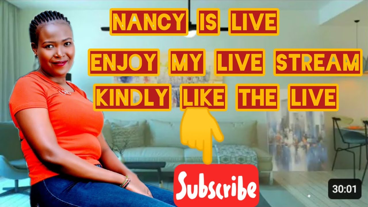 NANCY OTIENO is live How Do You Start Your Week?Come We Interact🙏 - YouTube