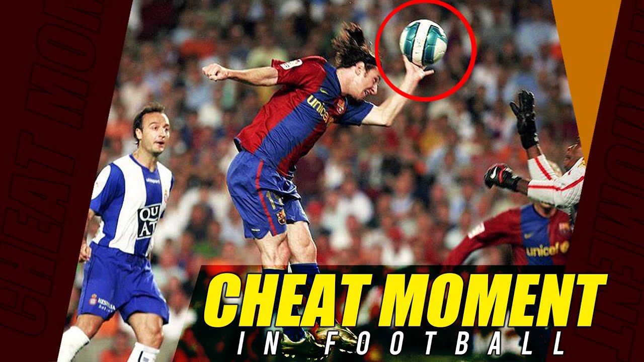 Cheating Moments in football - MESSI ARE YOU REALLY DO THAT :D - YouTube