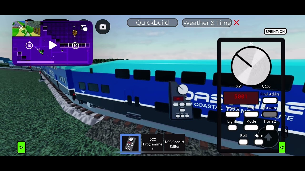 Amtrak Pacific Surfliner Meets Coaster Train In Roblox - YouTube