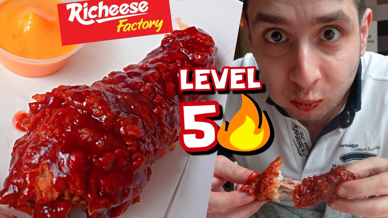 Jakarta HOTTEST Fried Chicken! 🇮🇩 Richeese Level 5 - YouTube