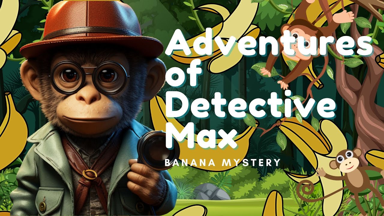 "Banana Mystery Unveiled: Max the Monkey Detective Saves the Day ...
