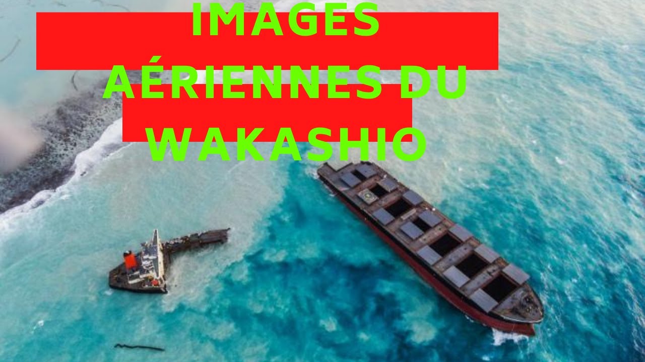 images aériennes du Wakashio - luchtfoto's van de Wakashio - aerial ...