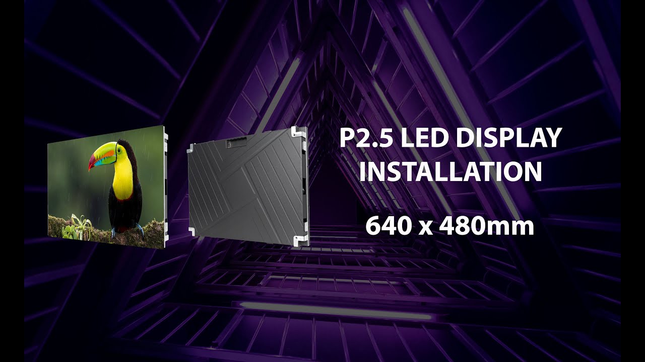 P2.5 LED Display Installation Guide - YouTube