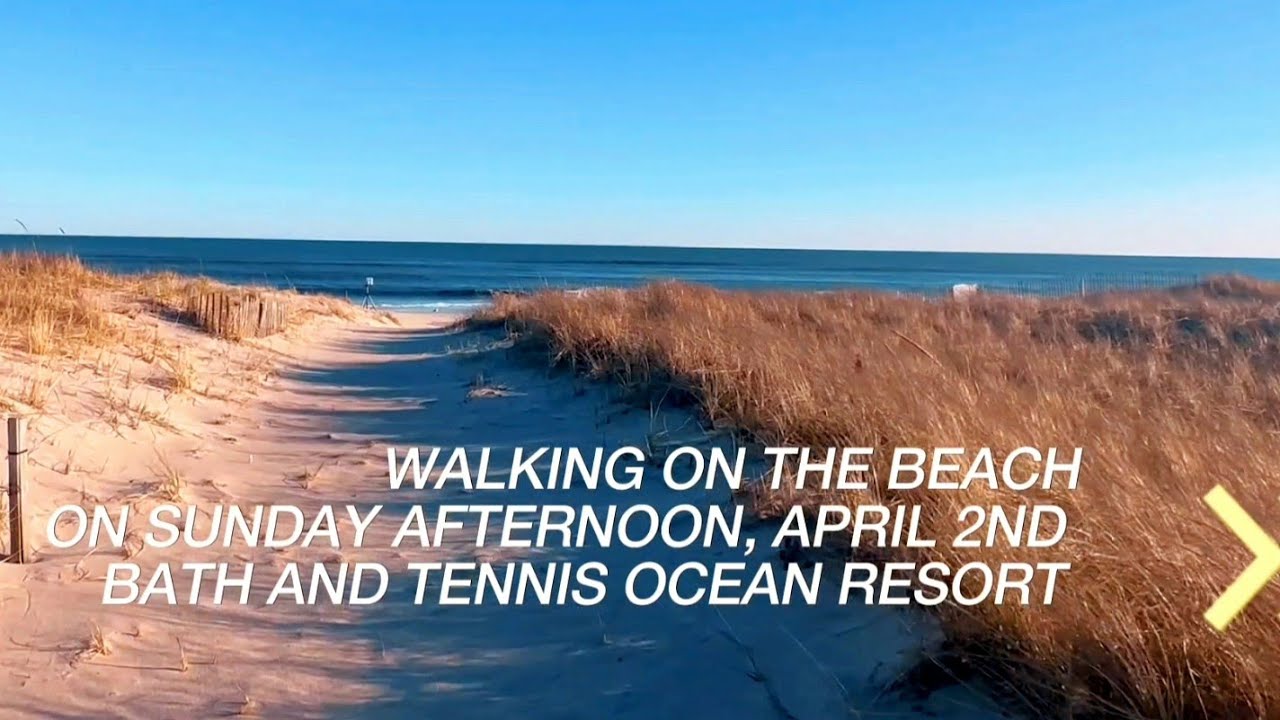 Beach walk in the Hamptons, Beach walking tour - YouTube