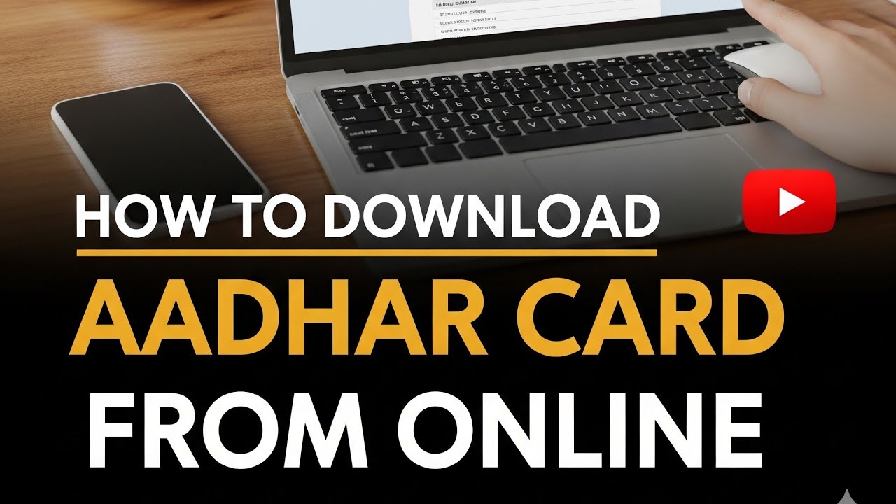 How to download aadhar card from online ? ఆధార్ డౌన్లోడ్ చేయడం ఎలా ...