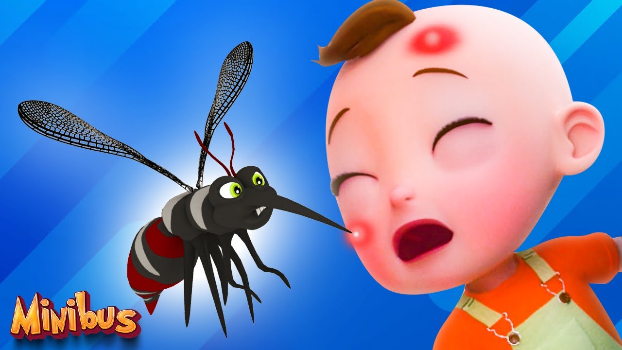 Mosquito Song + More Kids Songs & Nursery Rhymes | Minibus Baby Songs ...