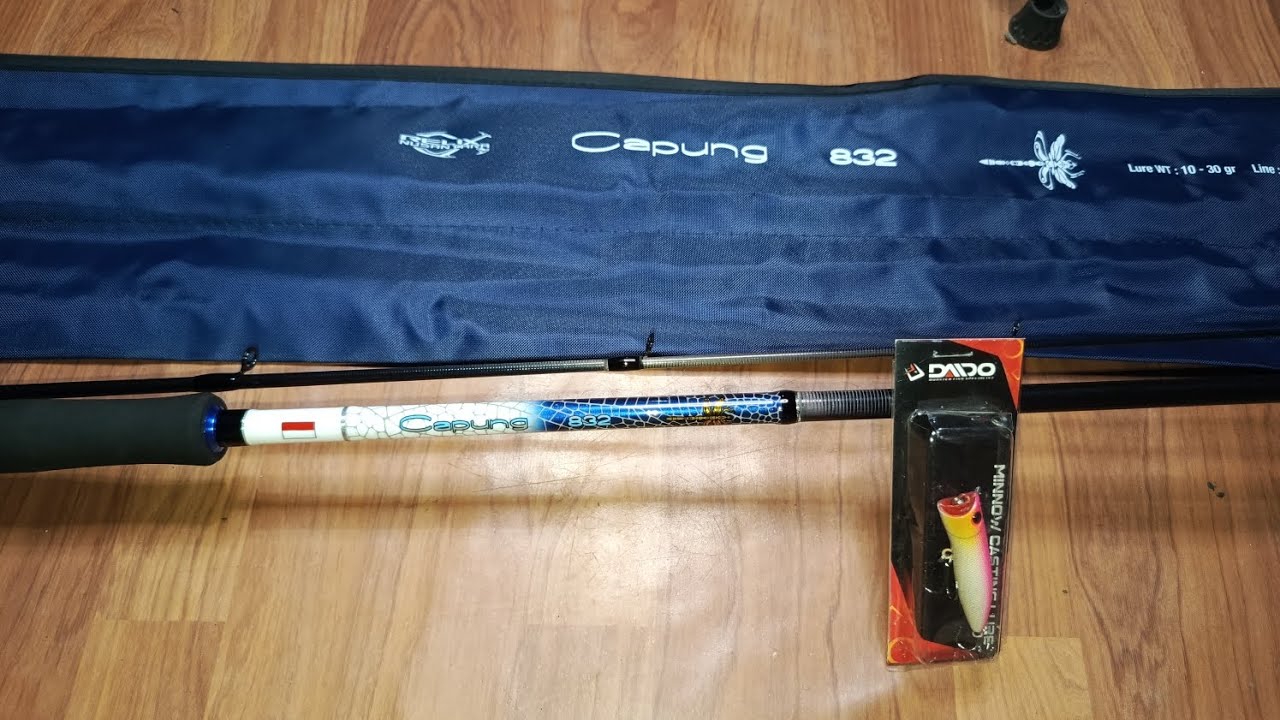 Unboxing Joran yang Sempat Viral Relix Nusantara Capung 832 ...