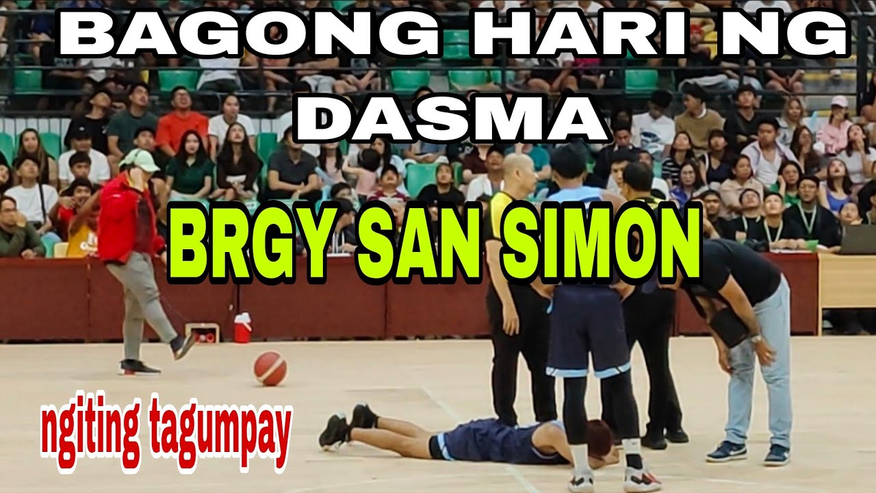 Brgy San Simon bagong hari sa DASMA arena - YouTube