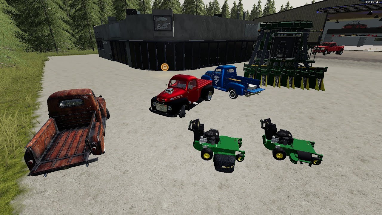 Farming Simulator 19 Mod Review #12 John Deere GS45 54 - YouTube