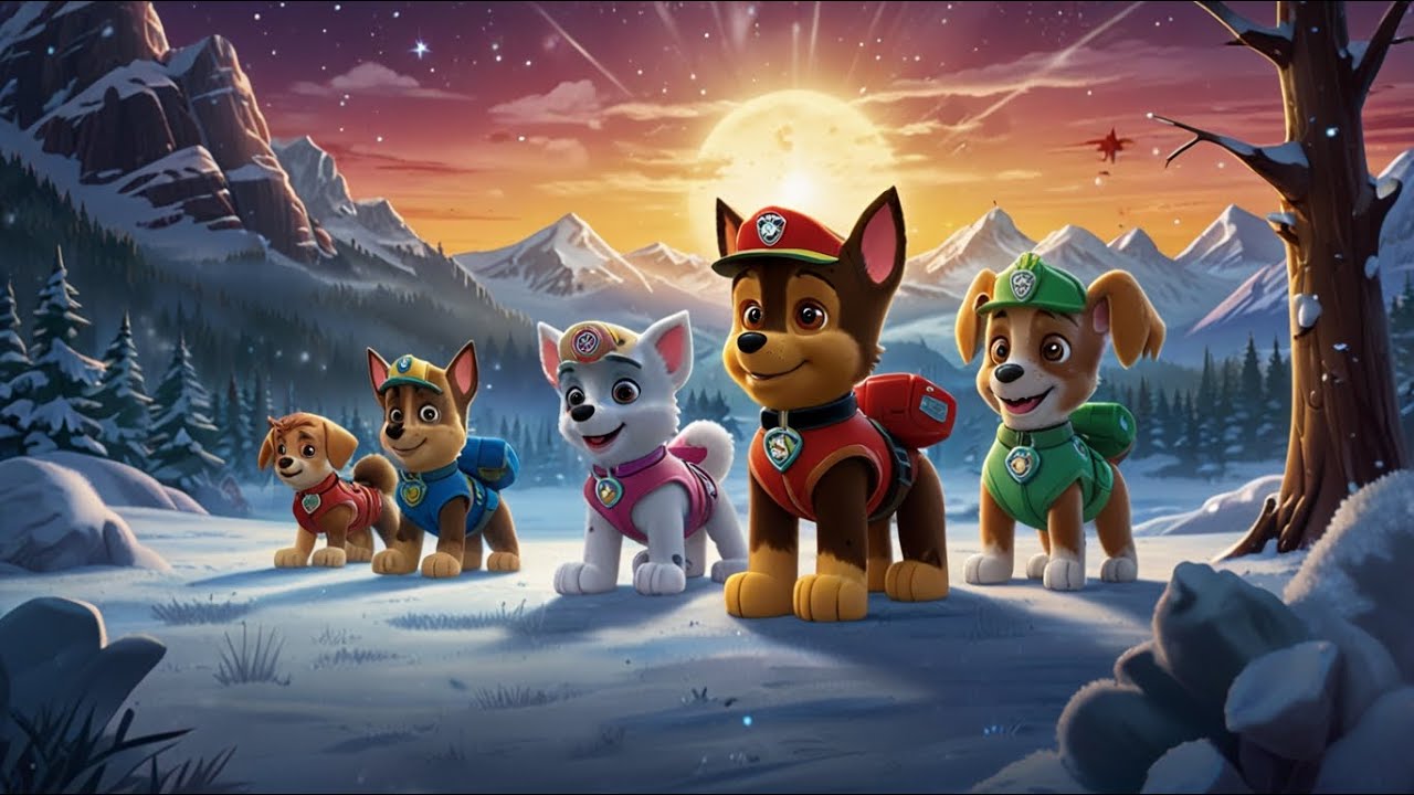 "Paw Patrol and the Starry Snow Mountain ️🌟🏔️" - YouTube
