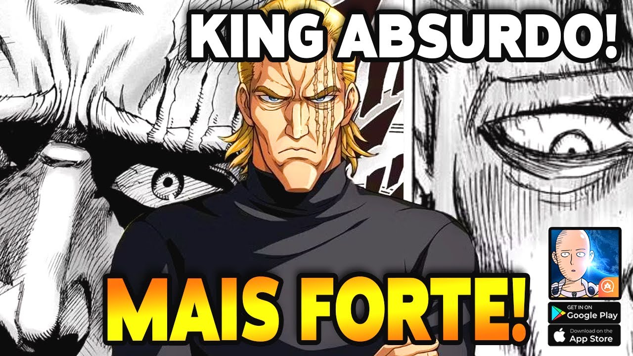 KING VAI SER O PERSONAGEM MAIS FORTE DO JOGO PREPARE-SE! One Punch Man ...