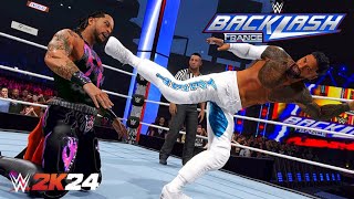Damian Priest Vs Jey Uso Backlash 2024 Prediction Wwe 2k24 Shadow ...