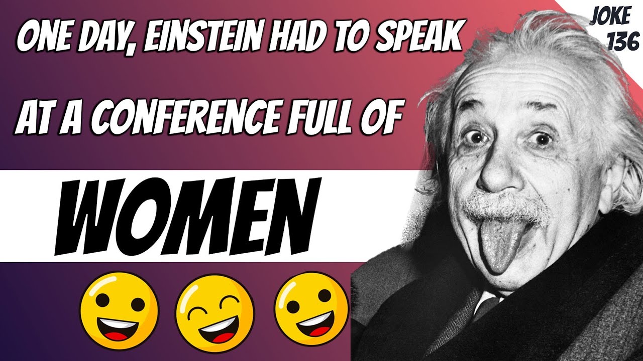 😂 Best Jokes of the Day | Einstein spoke in a women's conference and he ...
