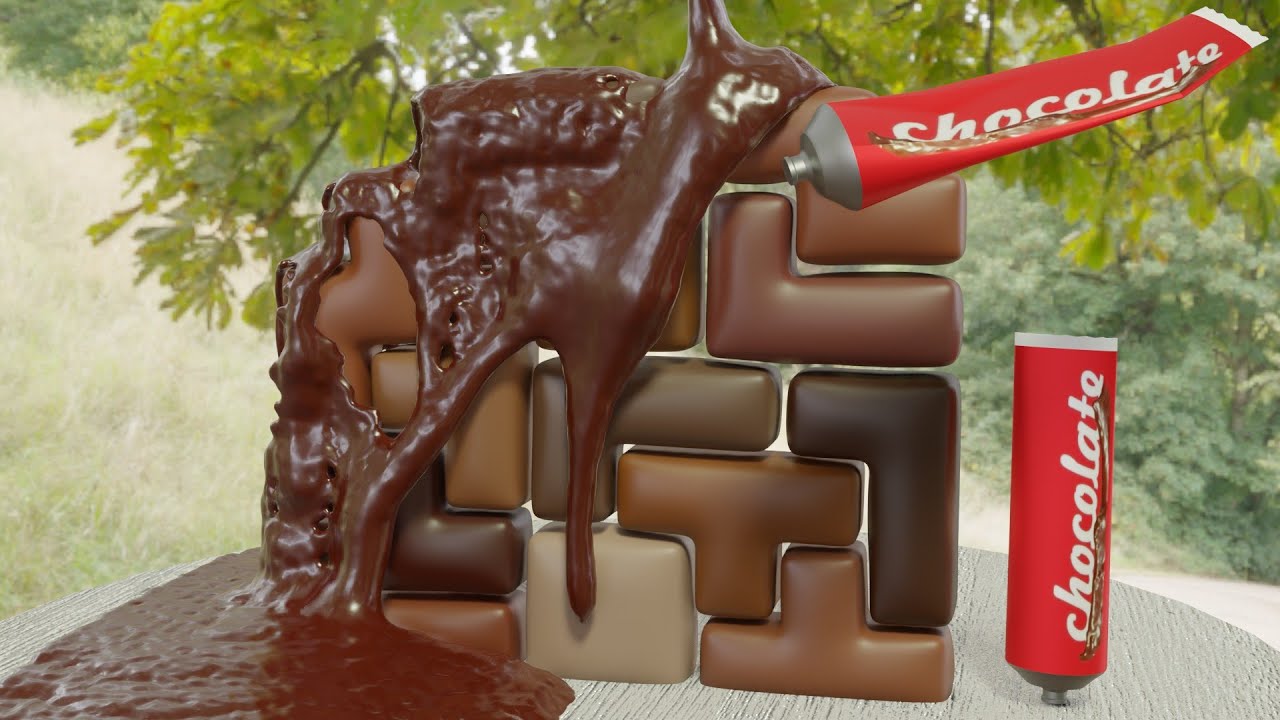 Soft Chocolate Tetris - YouTube