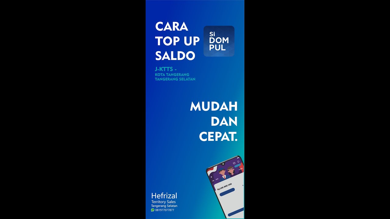CARA TOP UP SALDO SIDOMPUL CEPAT 2MENIT LANGSUNG MASUK. - YouTube