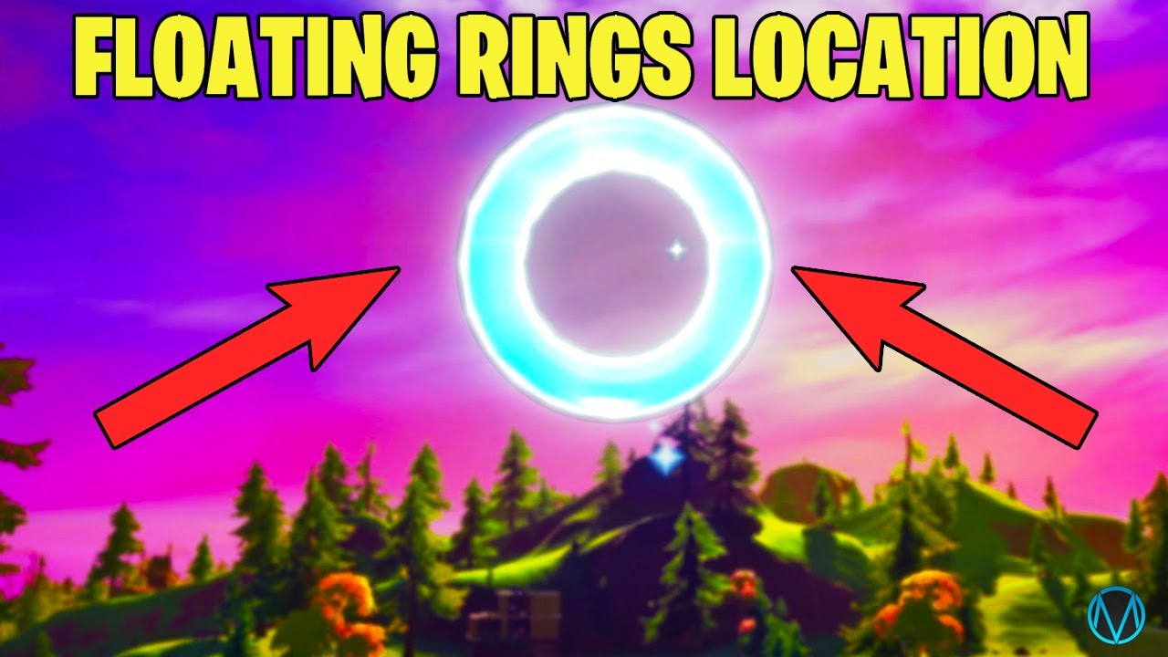 Fortnite Collect Floating Rings at Lazy Lake - YouTube