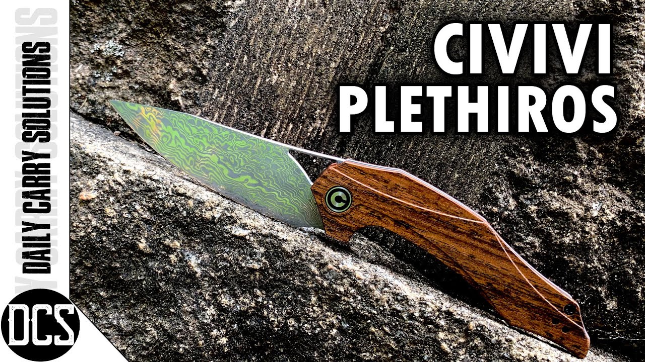 Civivi Plethiros - Sandalwood / Damascus (Elijah Isham Design) - YouTube