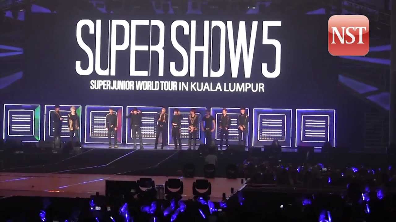 Super Junior Super Show 5 in Kuala Lumpur - YouTube