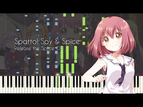 Spatto! Spy & Spyce - Release the Spyce OP - Piano Arrangement [Synthesia]