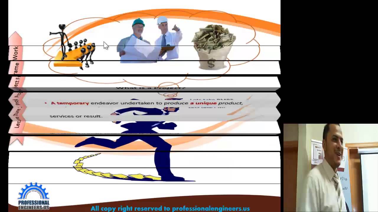 PMP,Lecture 1,project frame work part 1 - YouTube