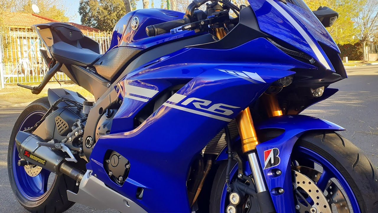 YAMAHA R6 2018 AKRAPOVIC EXHAUST SOUND TEST [HUGE FLAMES] 🔥 - YouTube