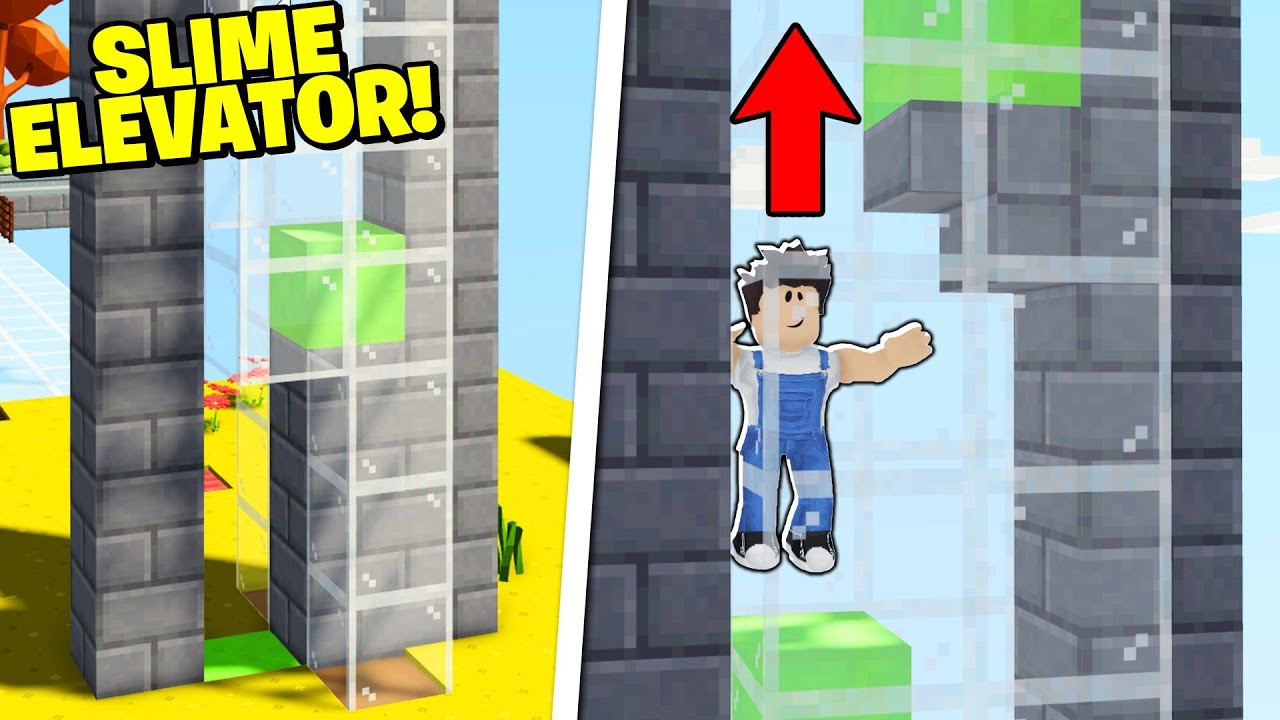 WORKING SLIME BLOCK ELEVATOR IN Roblox Islands! - YouTube