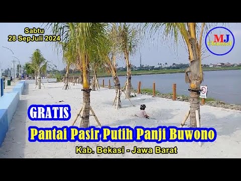 Wisata Gratis Pantai Pasir Putih Panji Buwono City Babelan Kab. Bekasi ...