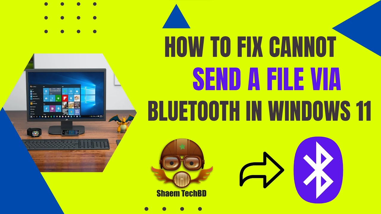 How To Fix Cannot Send a File via Bluetooth in Windows 11 - YouTube