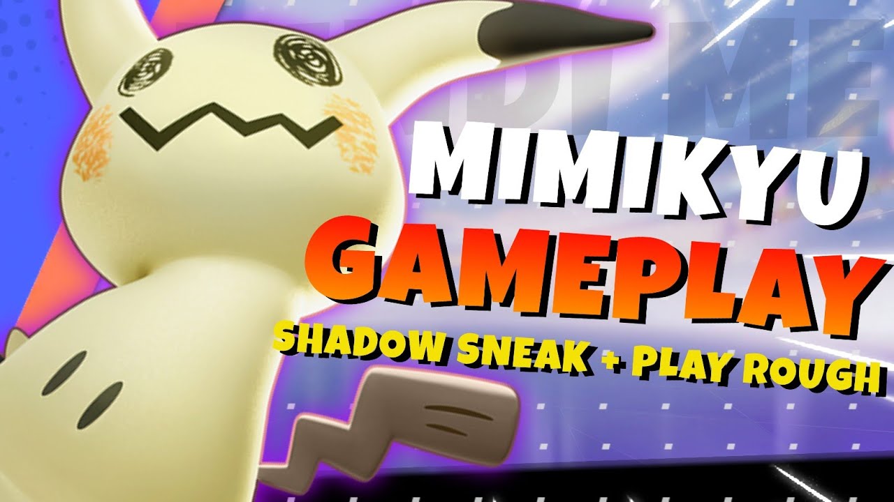 MIMIKYU EARLY GAMEPLAY - Shadow Claw and Play Rough - Pokémon UNITE ...